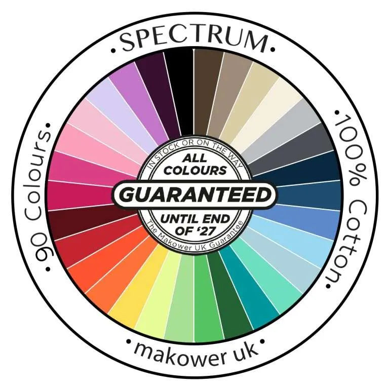 Spectrum 100% Premium Cotton Solids by Makower Plain Colours – Bizzie Fingers